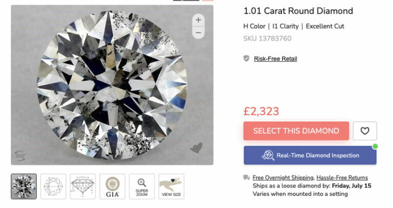 1 Carat Diamond Price Guide UK – Ringspo UK