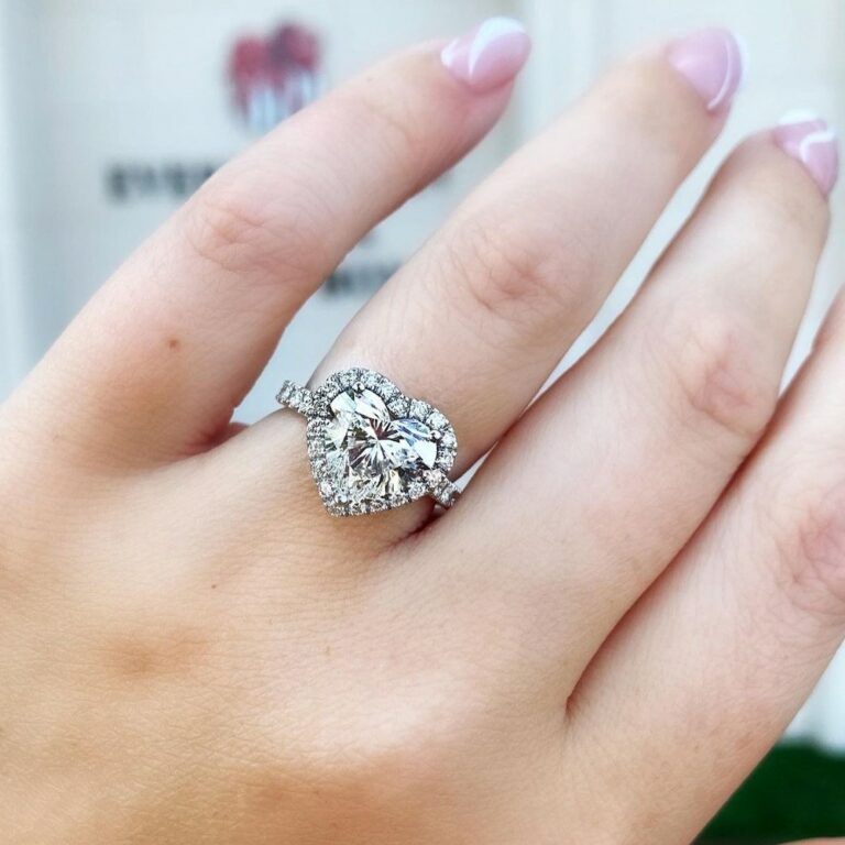 3 Carat Heart Shaped Diamond Ring